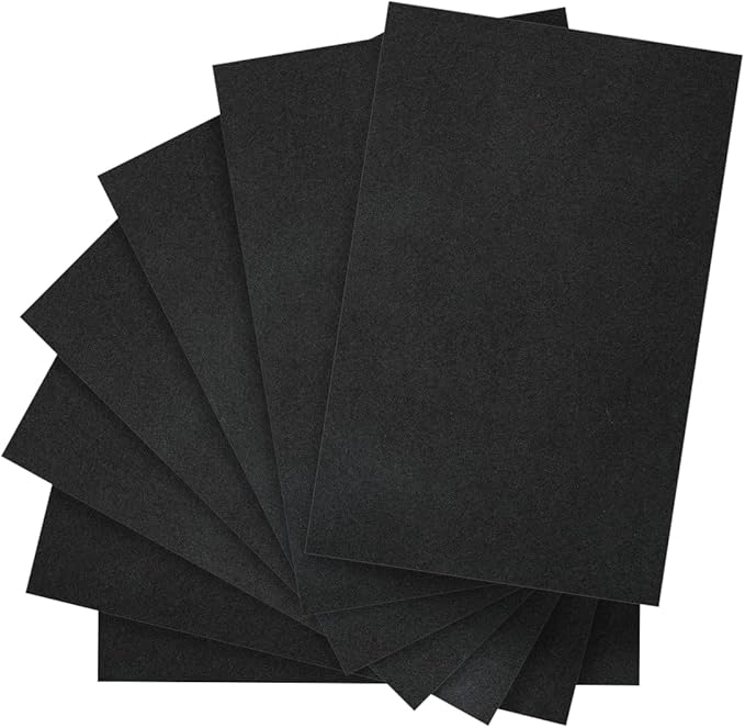 Amazon.com: IOOLEEM Black Felt Sheets, 30pcs Pre-Cut 7"x11.3" (Close to ...