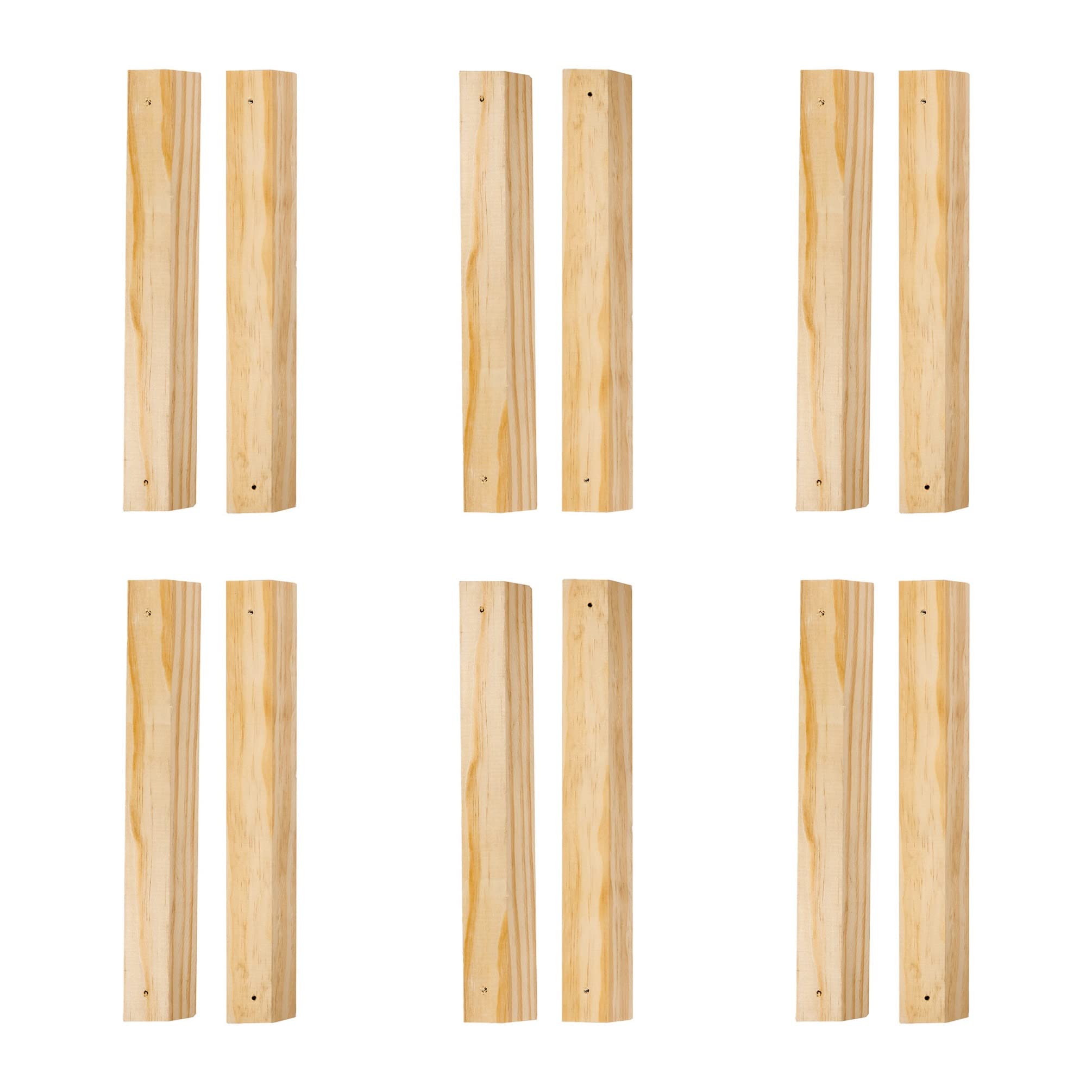 Amazon.com: Walnut Hollow 12" Hanging Cleat Set, (6-Pack), Natural ...