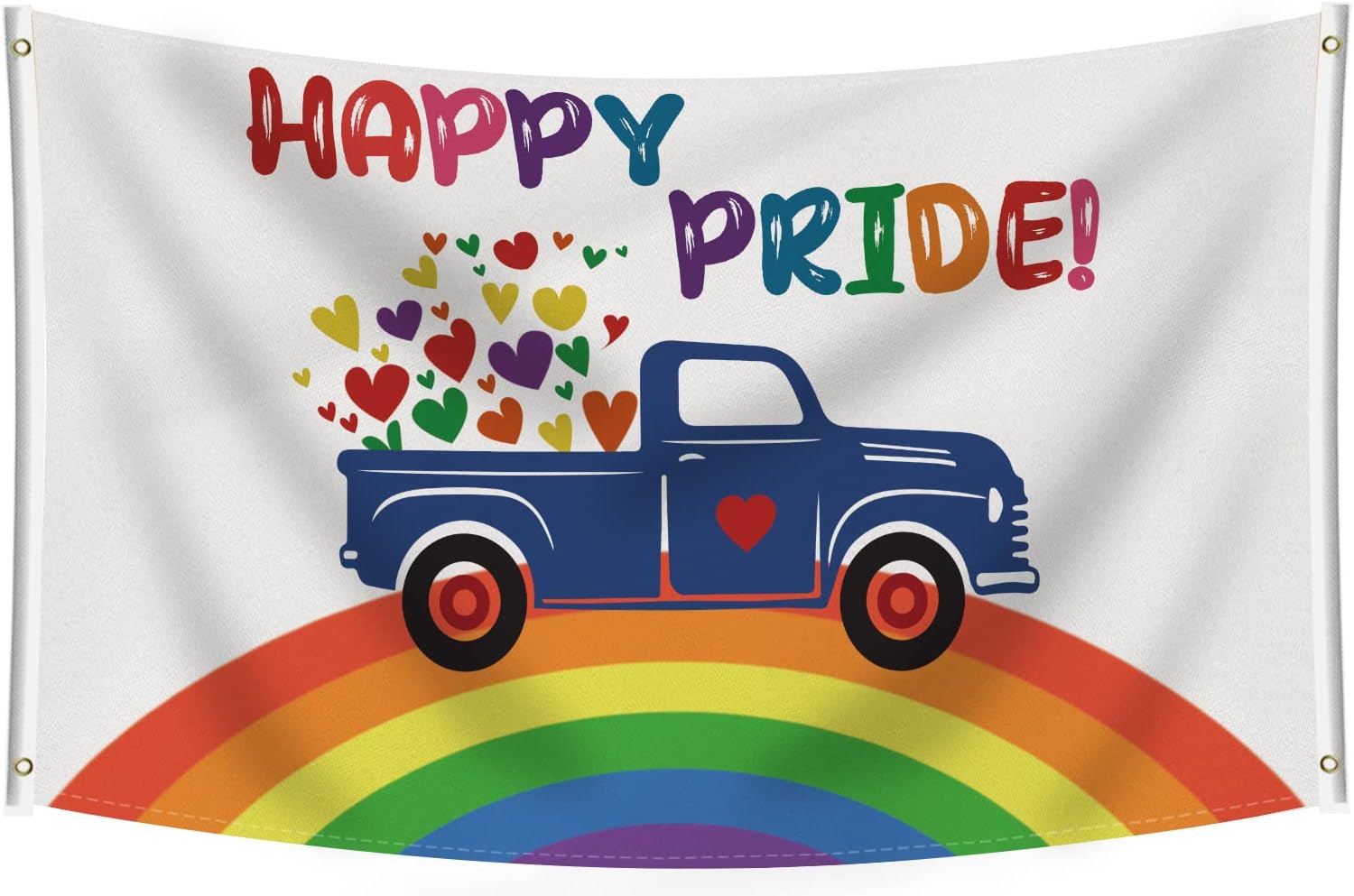 Amazon.com : Progress Pride Rainbow Flag 3 x 5 Foot Truck Happy Pride ...