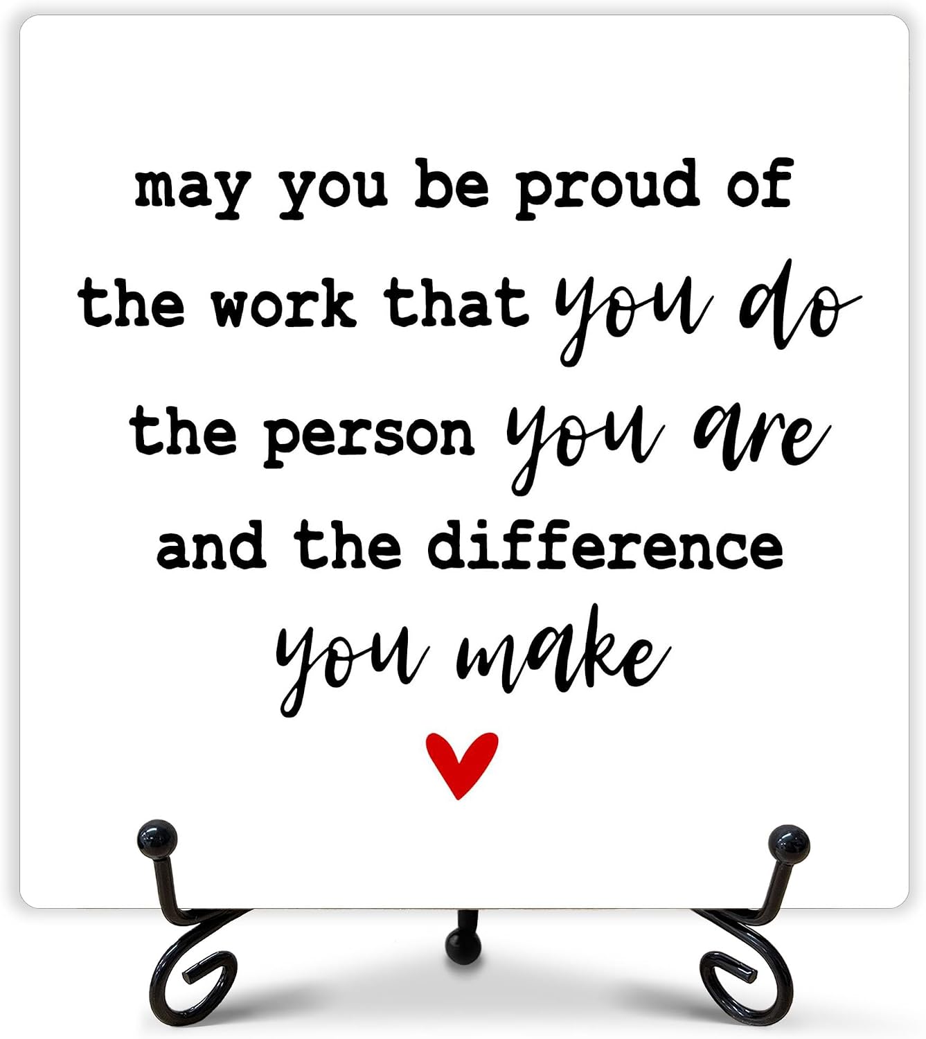 Amazon.com: Rustic Farmhouse Decor, May You Be Proud Of The Work That ...