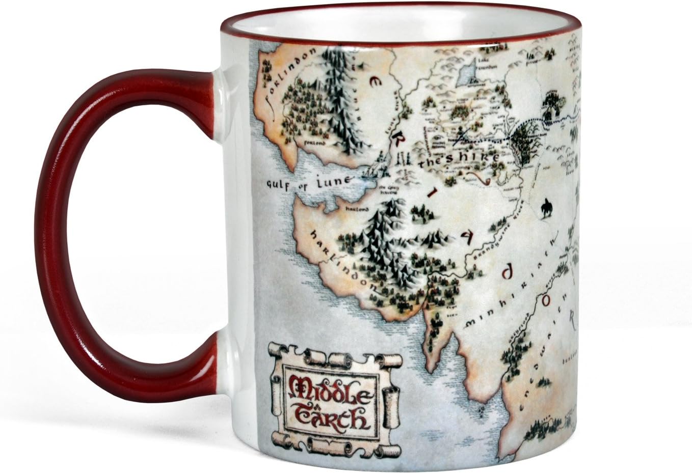 Lord of the Rings Gondor Elven Text 20oz Ceramic Camper Mug : Amazon.co ...