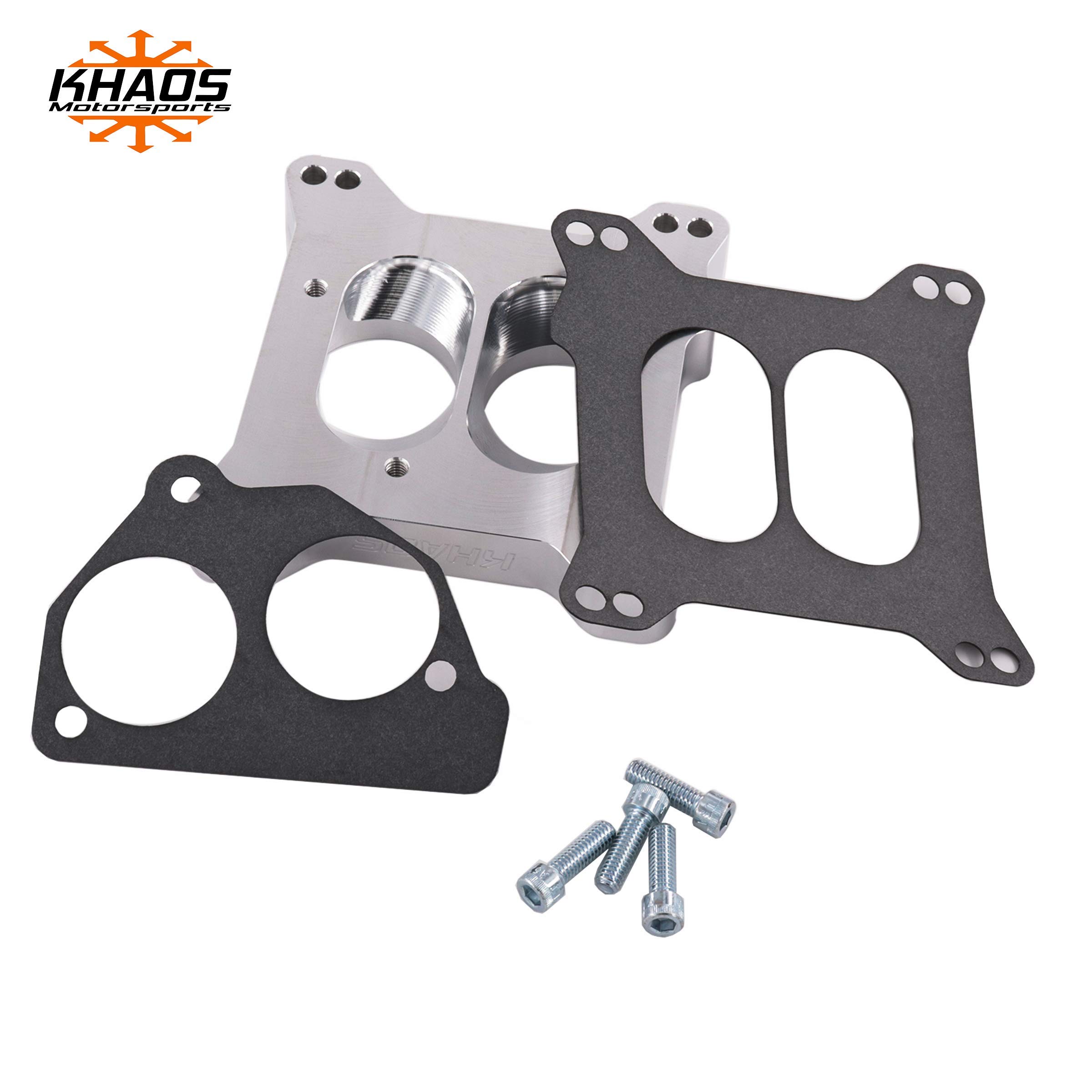 Buy Khaos Motorsports TBI to Carburetor Intake Adapter (fits) Holley ...