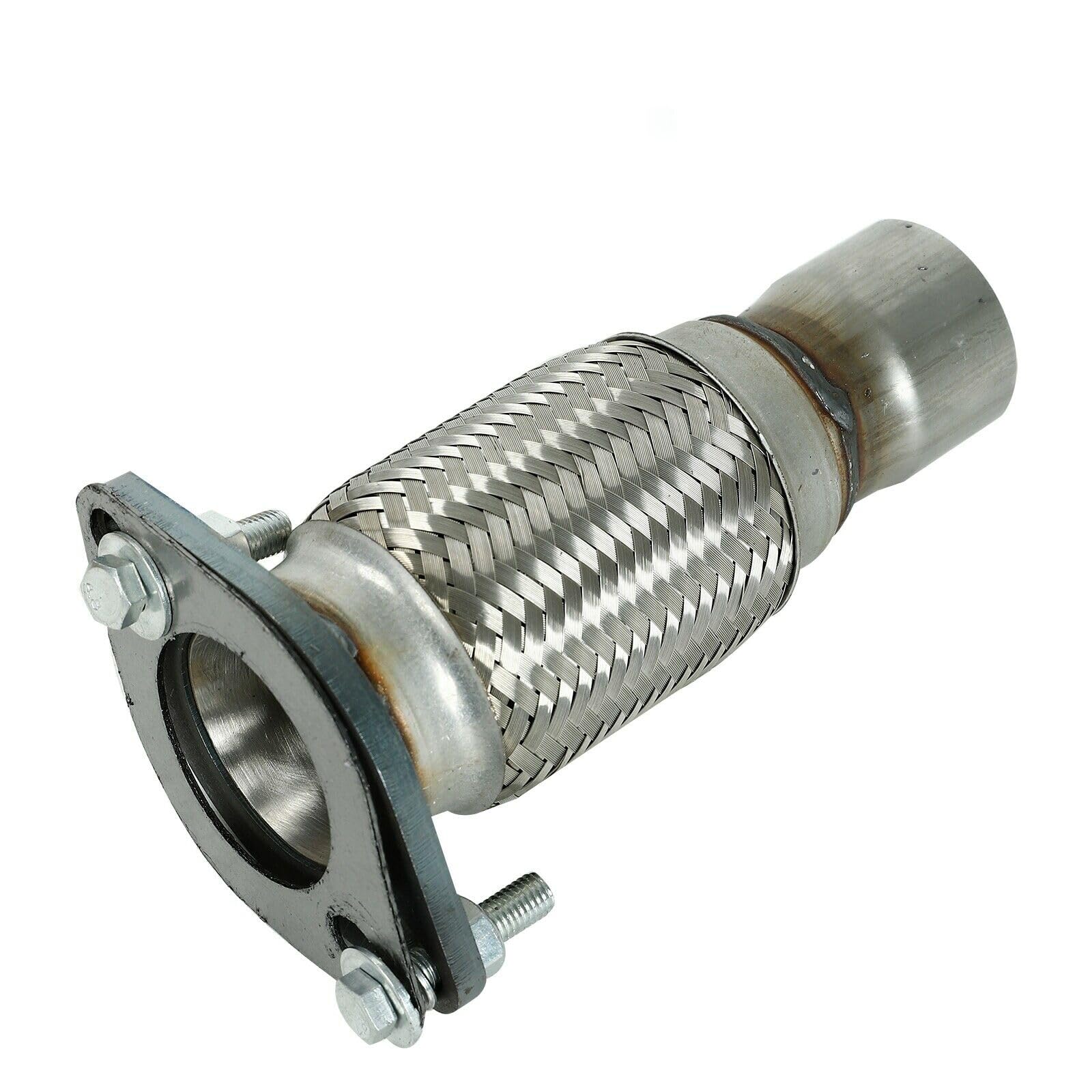 Amazon.com: Stainless Steel Flange Flex Repair Pipe Exhaust 2" Inlet OD ...