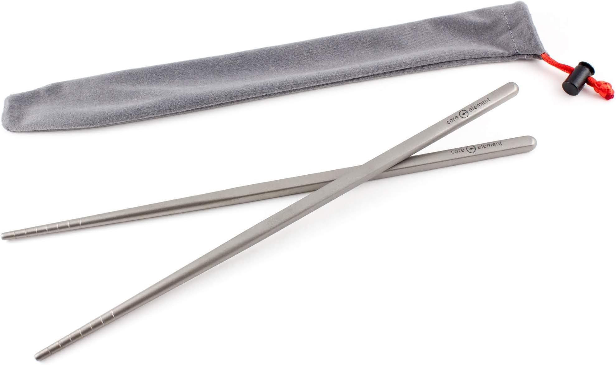 Amazon.com: Titanium Chopsticks Ultralight 2 Pairs Square Standard ...