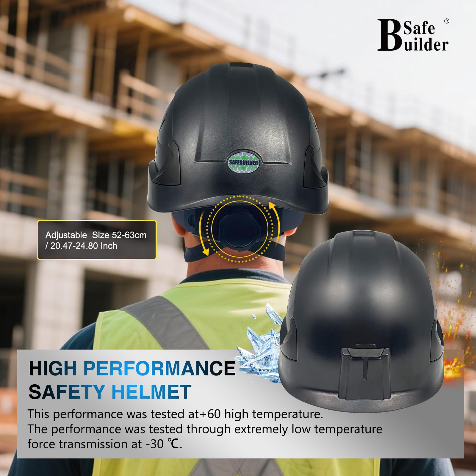 Snapklik.com : SAFEBUILDER G2C Safety Helmet ANSI Type 2 Class C Hard ...