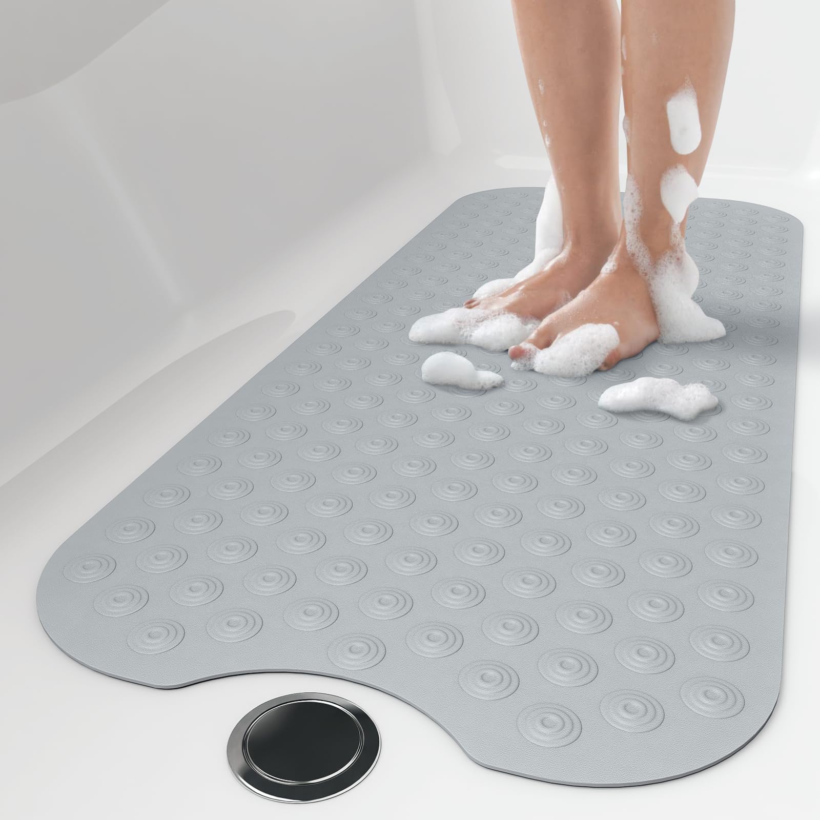 Amazon.com: Peel and Stick Bath Tub Mat Anti Slip Hotel Non Slip ...