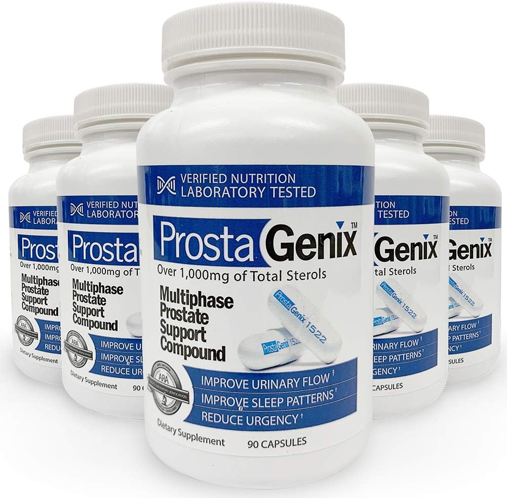 Amazon.com: ProstaGenix Multiphase Prostate Supplement -5 Bottles ...