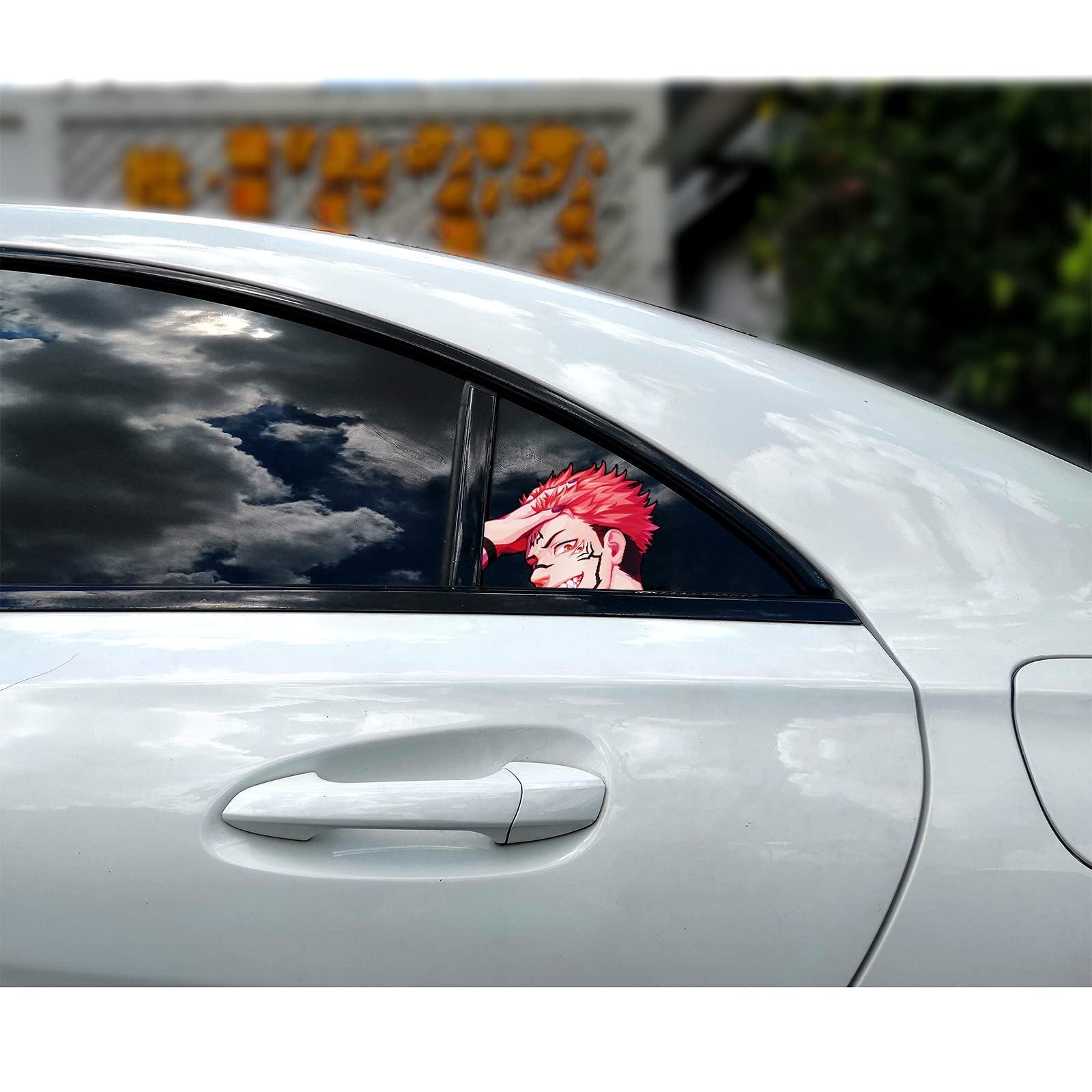 Buy 2 Pack Jujutsu Kaisen Sukuna Peeker- Peeking Funny Car Decals ...