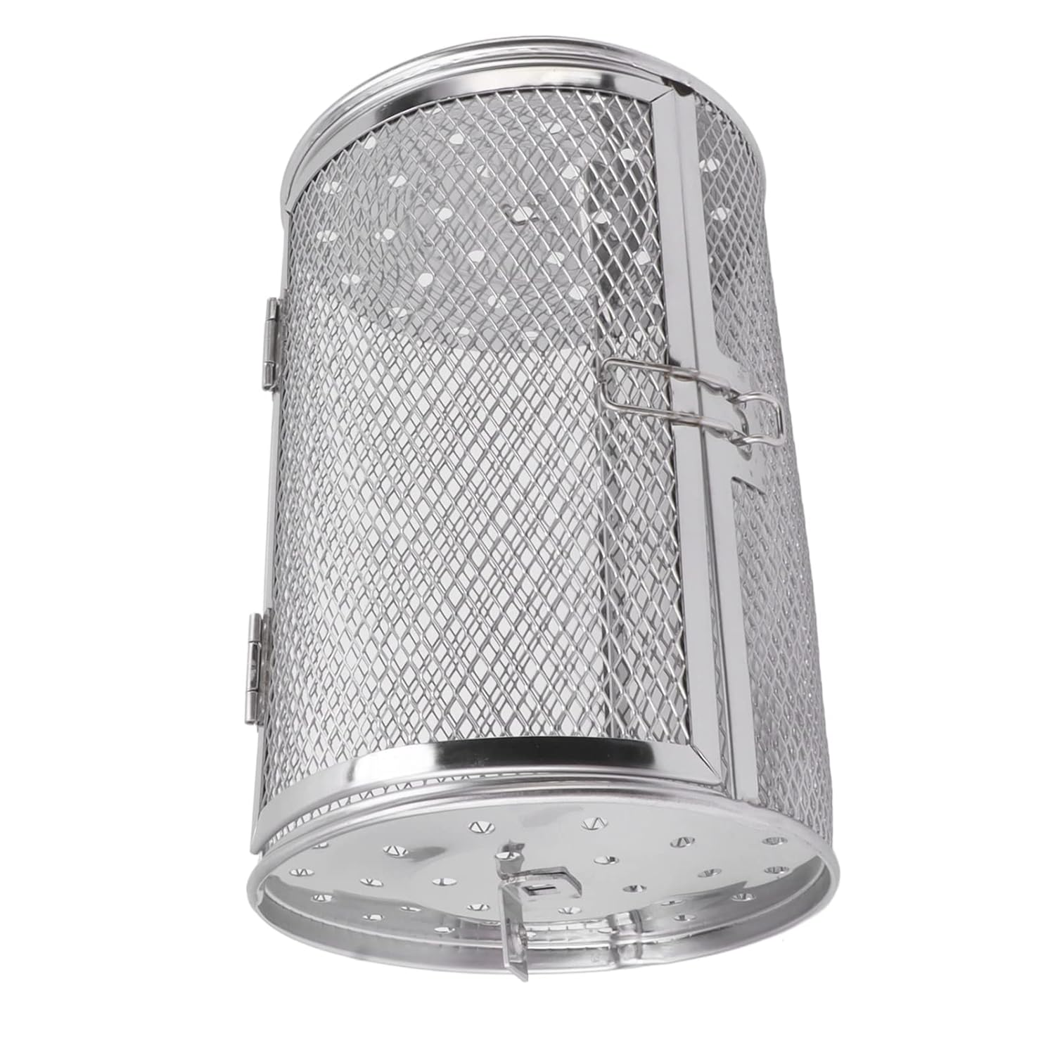 Stainless Steel Grill Cage, Nonstick Rolling Grilling Basket Movable ...