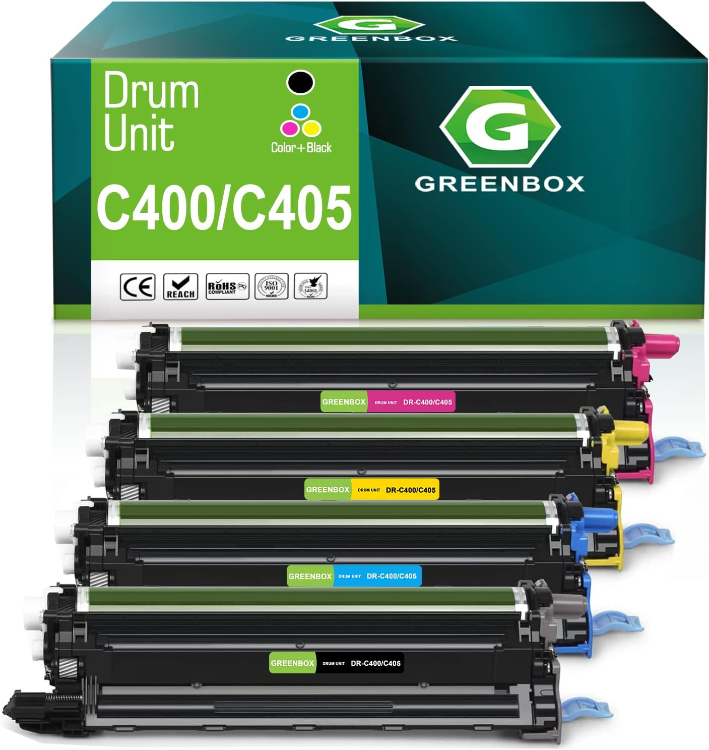 Amazon.com: GREENBOX Remanufactured C400 C405 Drum Unit Replacement for ...