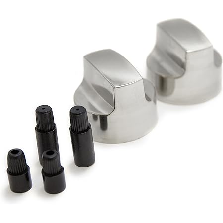 Amazon.com : GrillPro 25960 Chrome Look Replacement Control Knobs Will ...