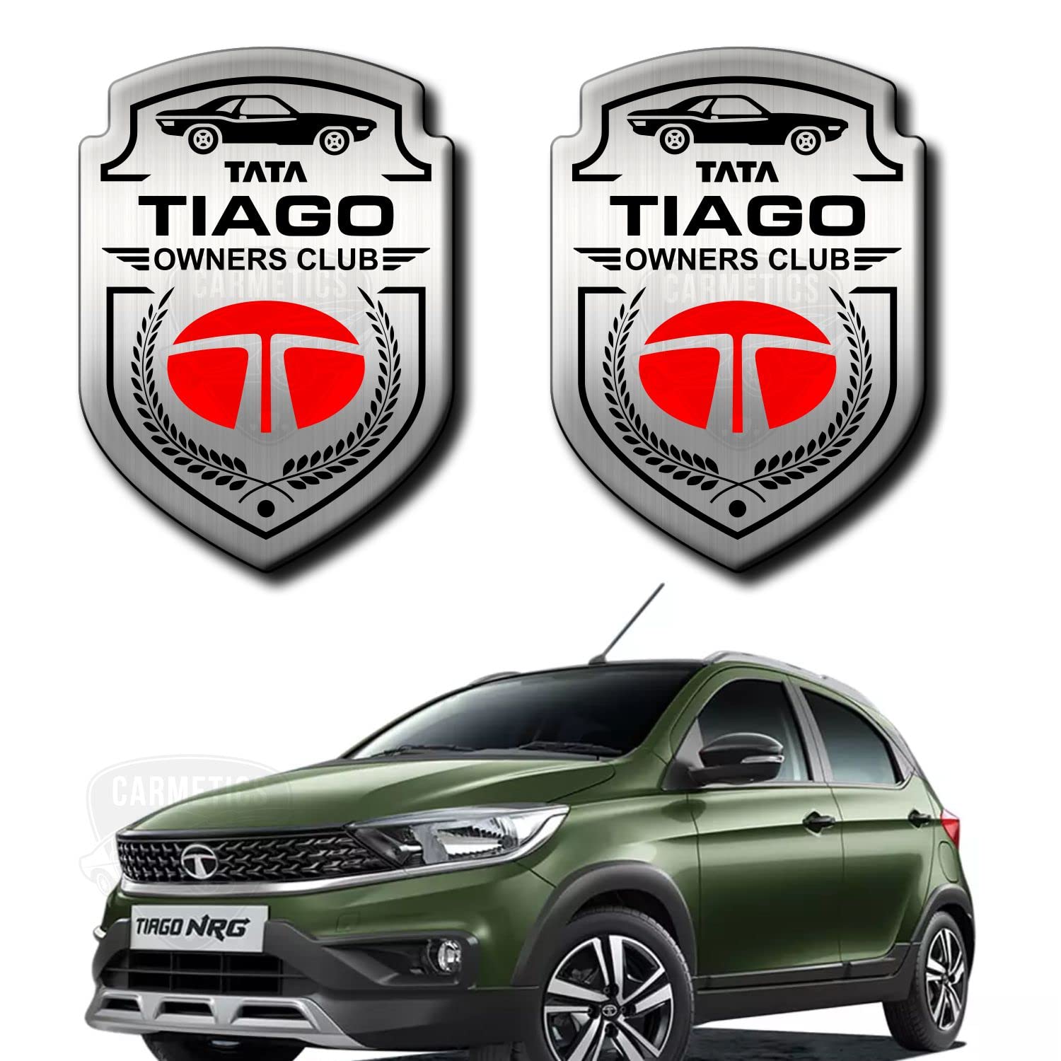 Buy CarMetics Tiago Owners Club Sticker for All Cars of Brand can be ...