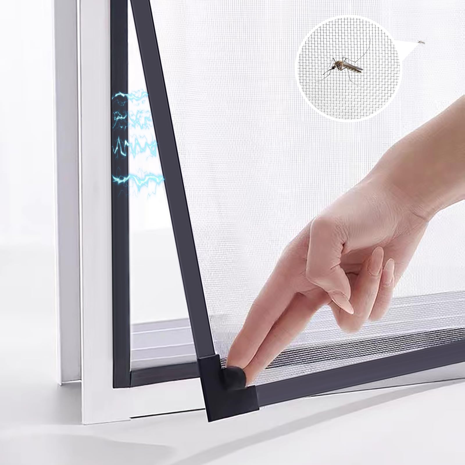 Magnetic Window Screen - DIY Window Screen Window Screens for House ...