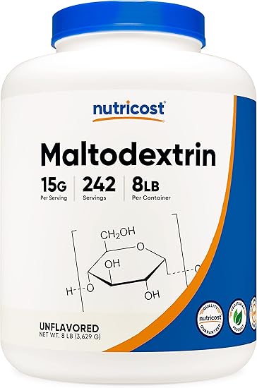 Amazon.com: Nutricost Maltodextrin Powder 8LBS - Gluten Free, Non-GMO ...