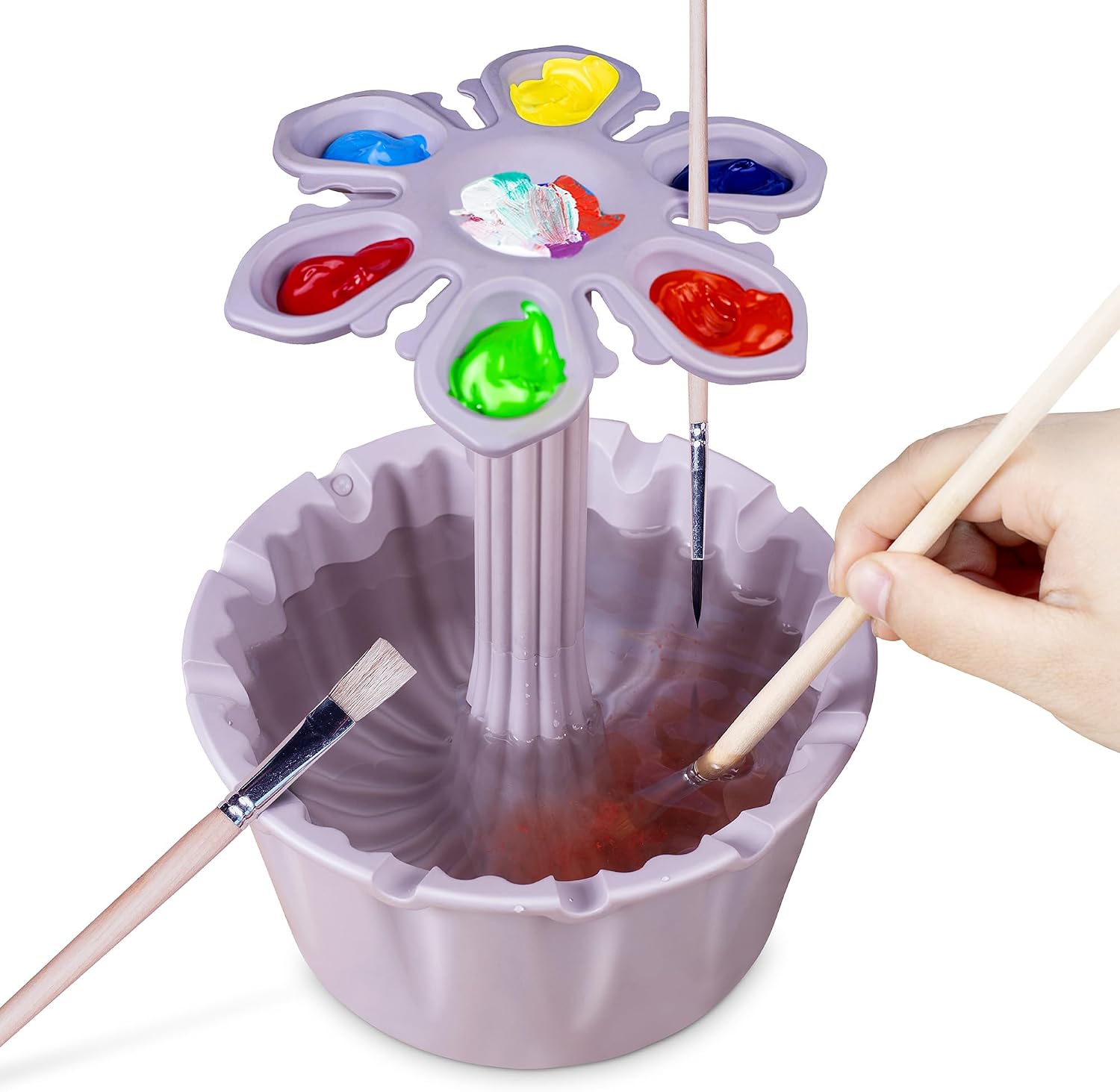 Amazon.com: SOTER Paint Brush Cleaner All-In-One Solution For Artists ...