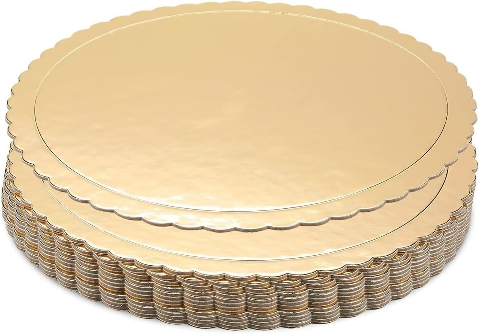 Amazon.com | ZEONHEI 50 Pack 8 Inch Gold Cake Boards Rounds ...