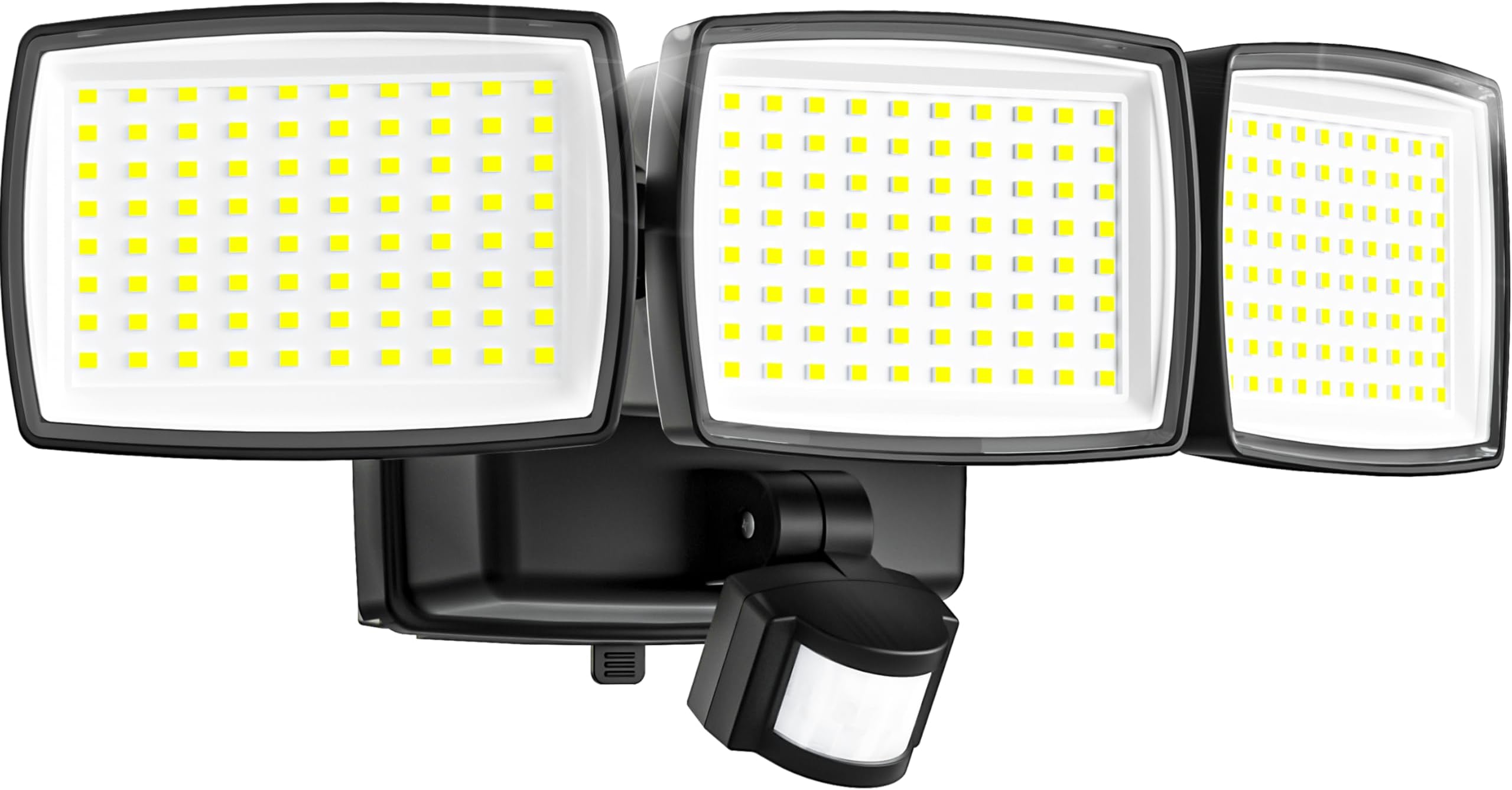 Battery Powered Motion Sensor Outdoor Lights, 1500LM Dimmable Wireless ...