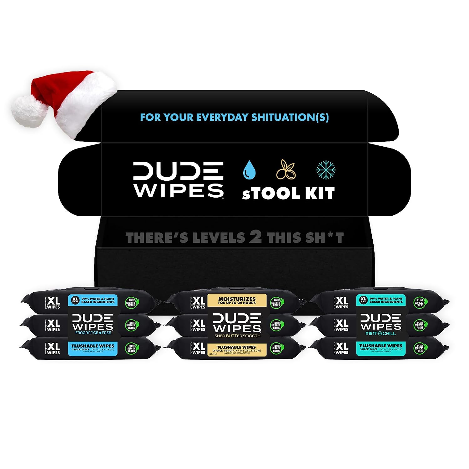Amazon.com: DUDE Wipes Flushable Wipes Variety sTOOL Kit Gift Set for ...