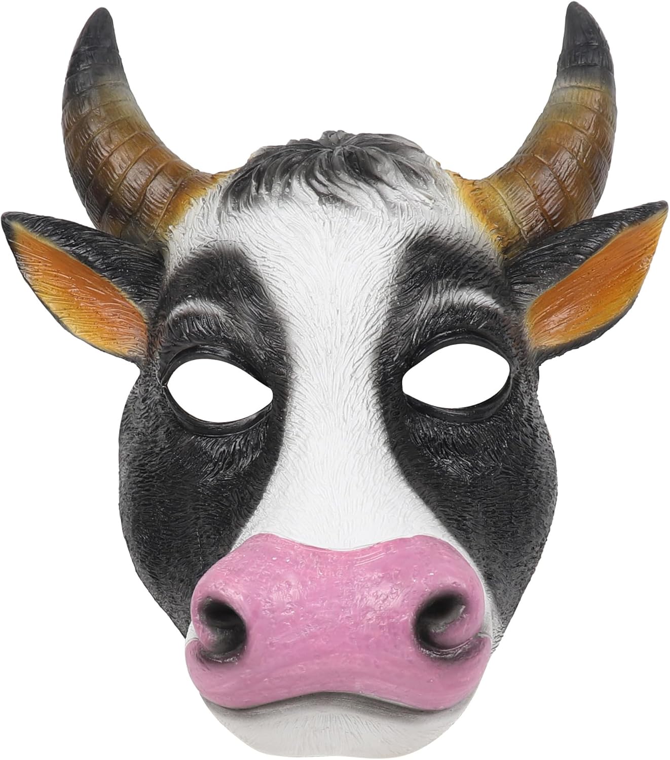 Amazon.com: Yuulibux Latex Cow Half Face Mask – Perfect for Halloween ...