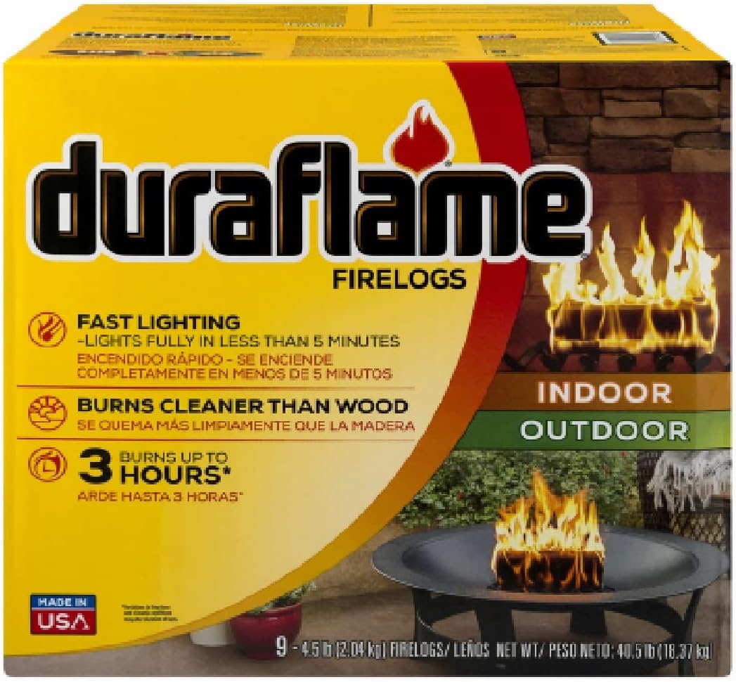 Amazon.com: duraflame 6lb 4-hr Firelogs, 6 pack : Home & Kitchen