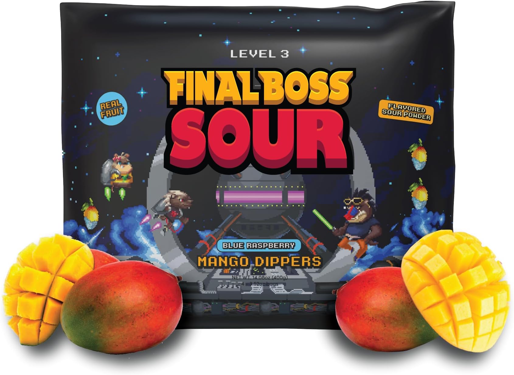 Amazon.com : Final Boss Sour Candy, Fun Dip, Extreme Super Sour Blue ...