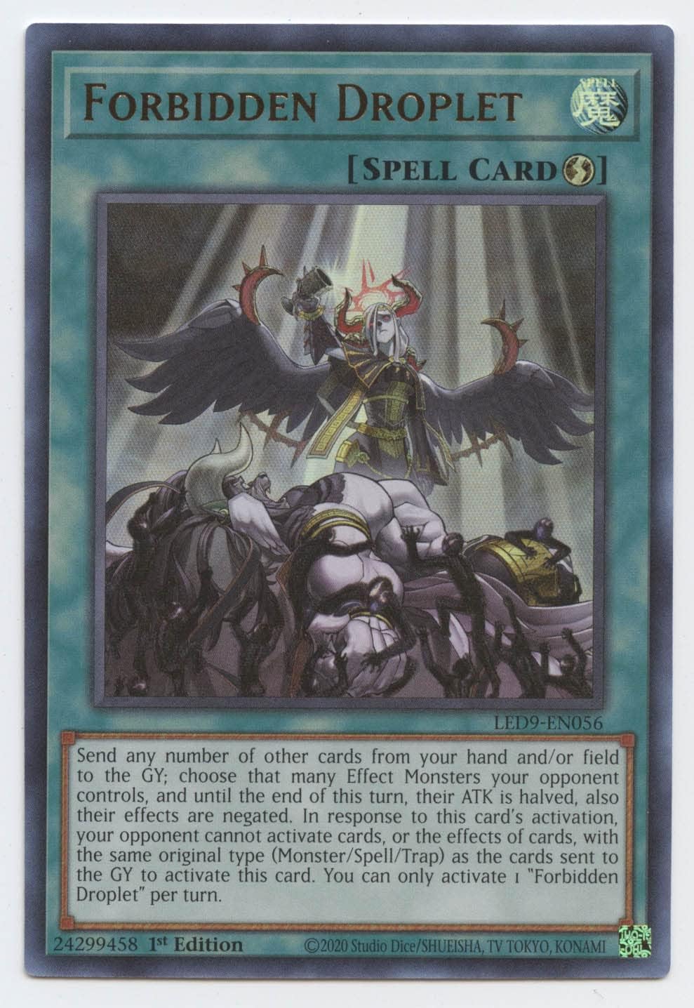 Amazon.com: Forbidden Droplet - LED9-EN056 - Ultra Rare - 1st Edition ...