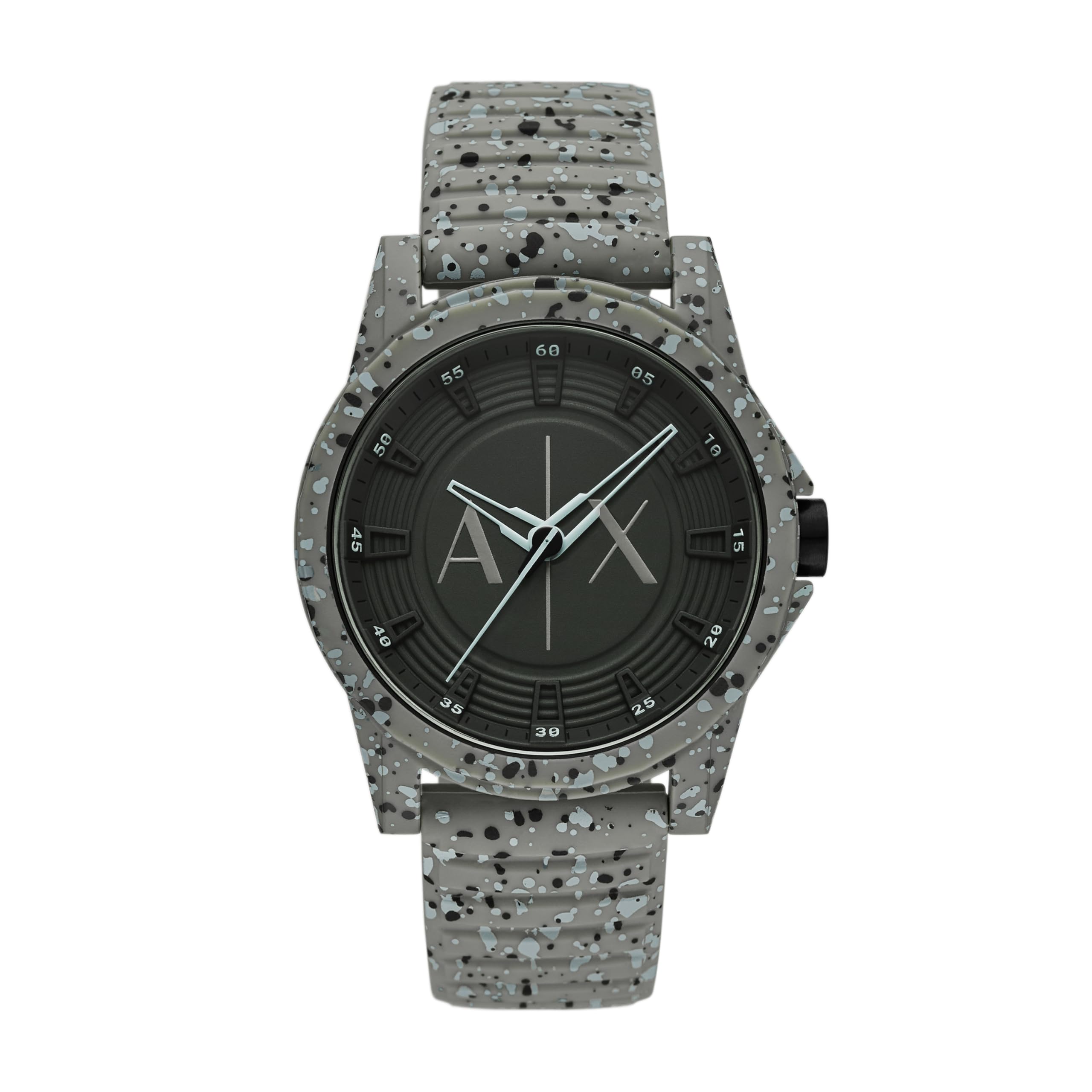 Armani Exchange Silicone Analog Green Dial Men's Watch-Ax2535, Band ...