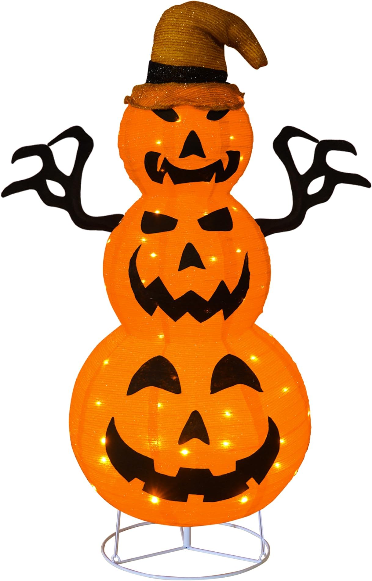 Amazon.com: Member's Mark 4-Piece Pre-Lit Pop-up Halloween Pals : Patio ...