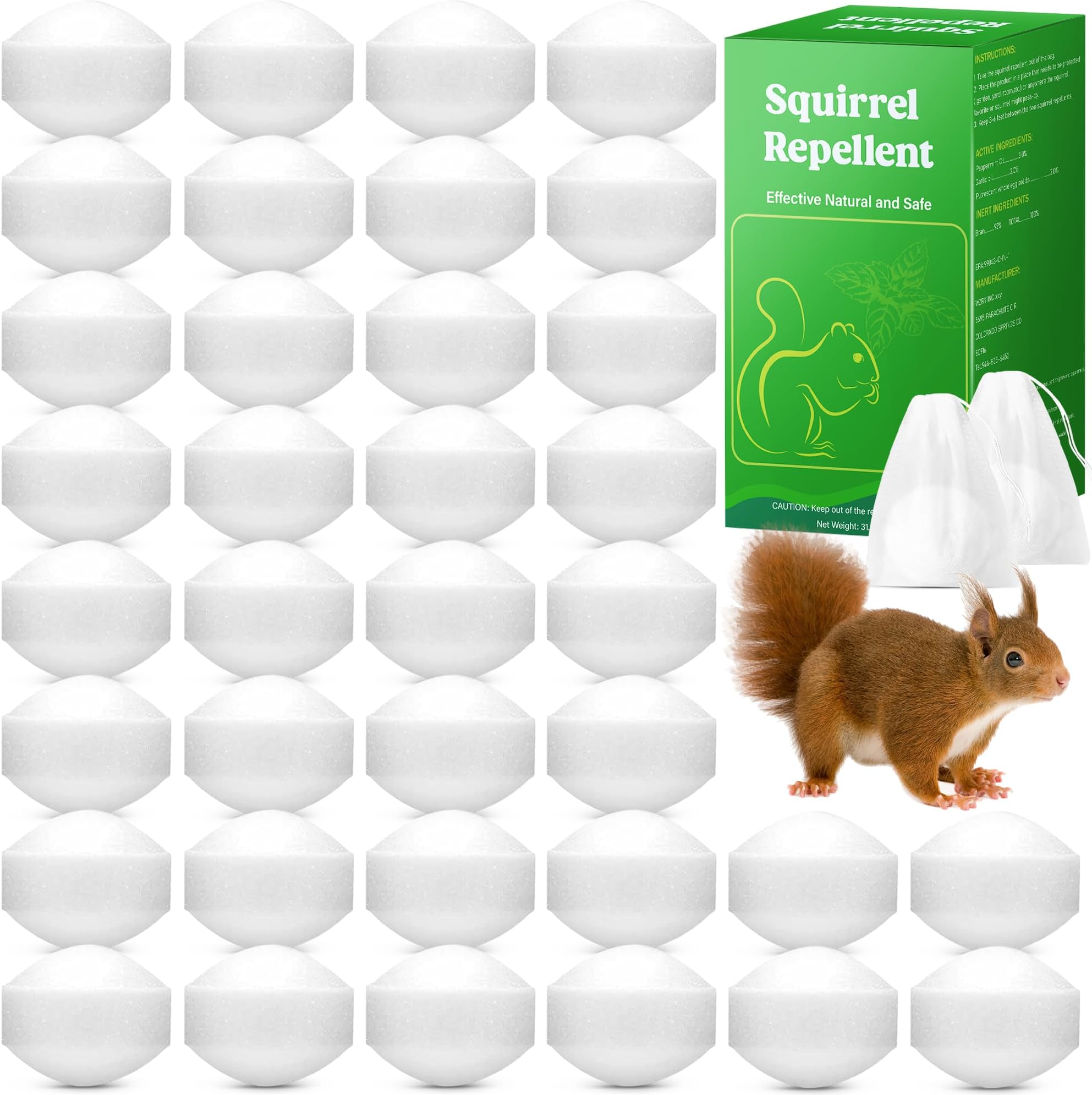 Amazon.com: 24 Pack Mole Repellent Balls - Powerful Vole Gopher ...