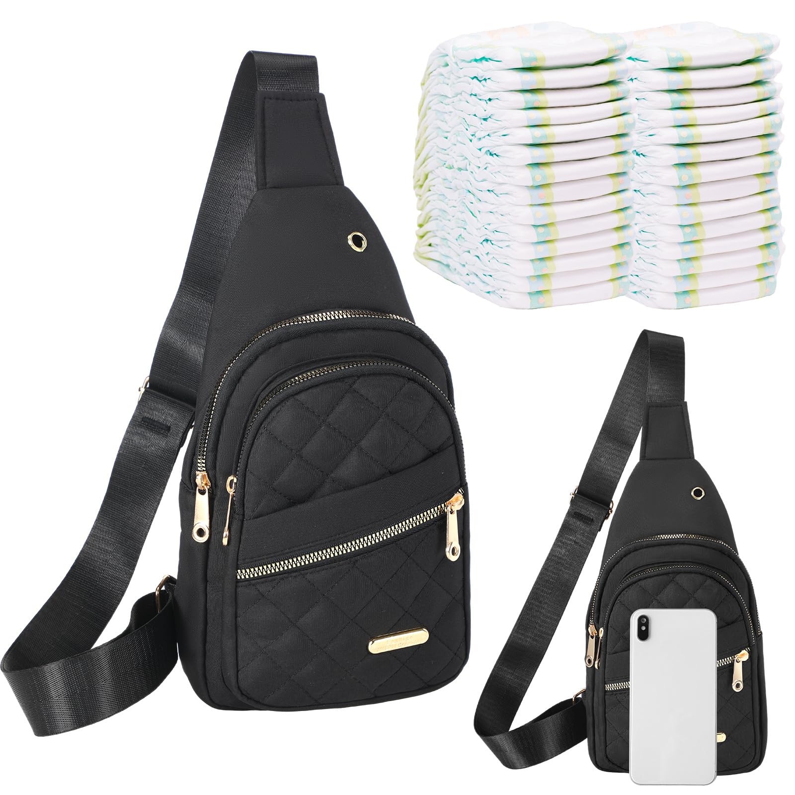 Amazon.com: Clysee Mini Diaper Bag Backpack Small Crossbody Diaper ...