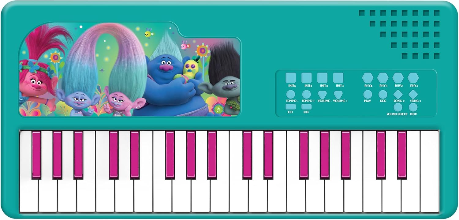 Amazon.com: Disney First Act TR135 Trolls Keyboard : Musical Instruments