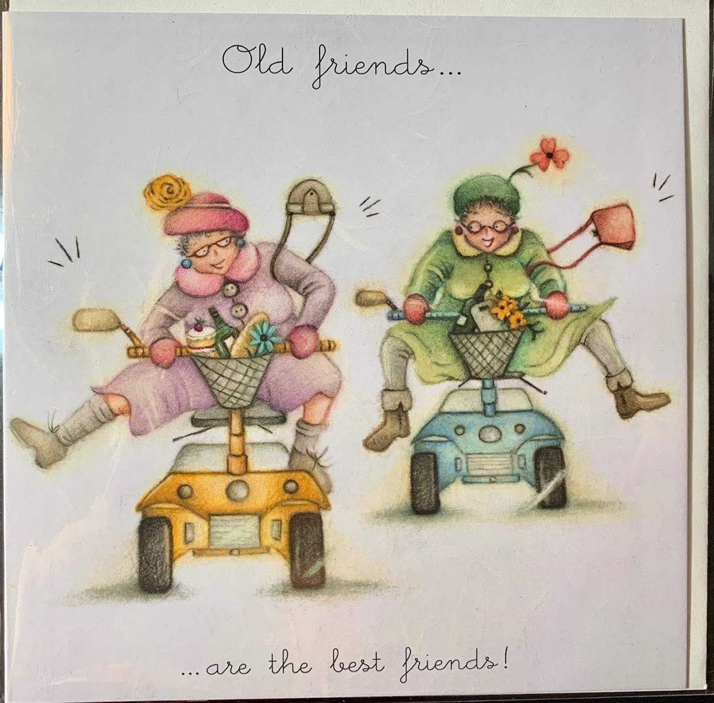 Berni Parker Old Friend Card - Old Friends...are the best friends ...