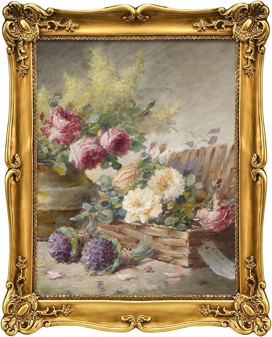 Amazon.com - HAOYUANFRAME Vintage Picture Frame, Gold Antique Photo ...