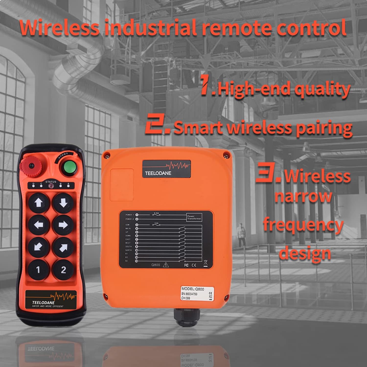 Q800 Industrial Wireless Crane Remote Control Kit User Manual