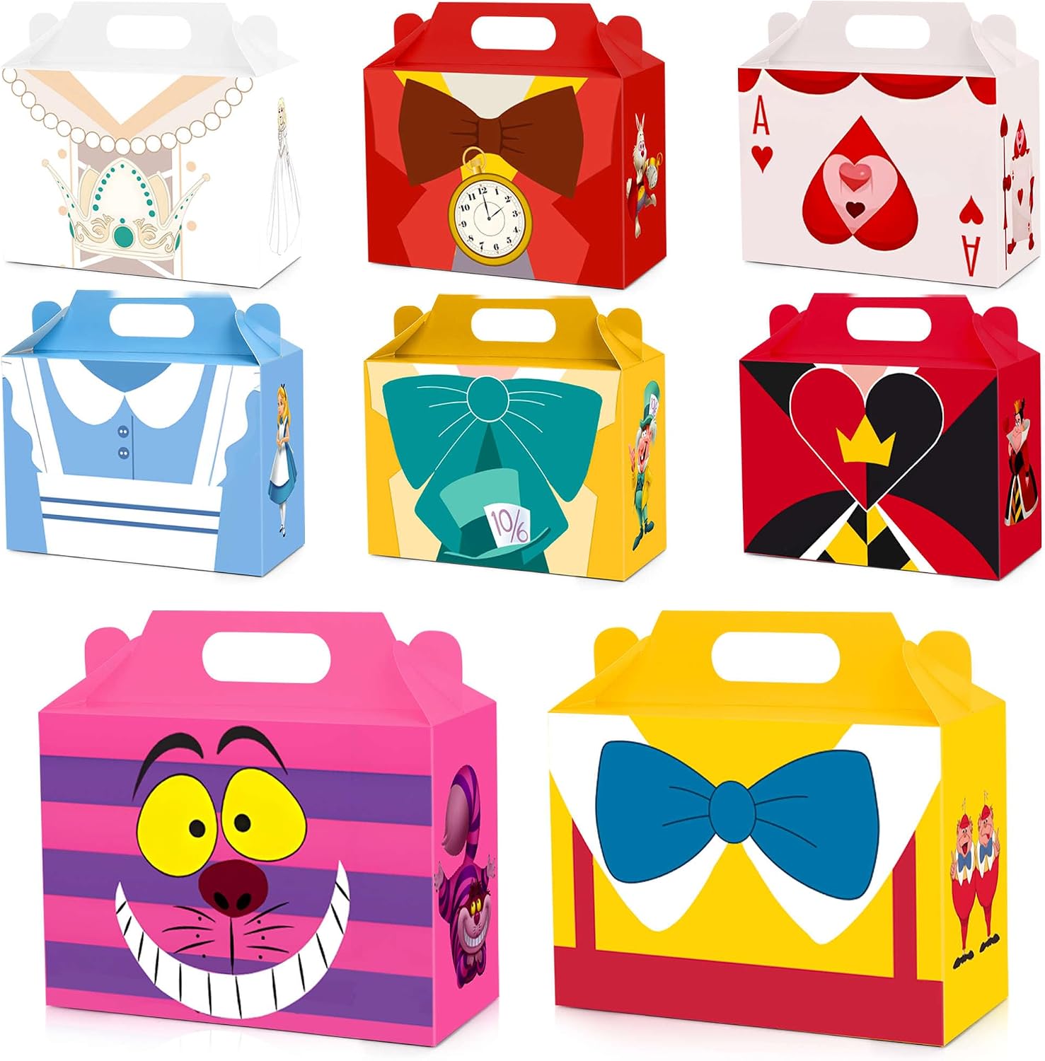 Amazon.com: YJOO 24 Pack Alice in Wonderland Party Favor Boxes with ...