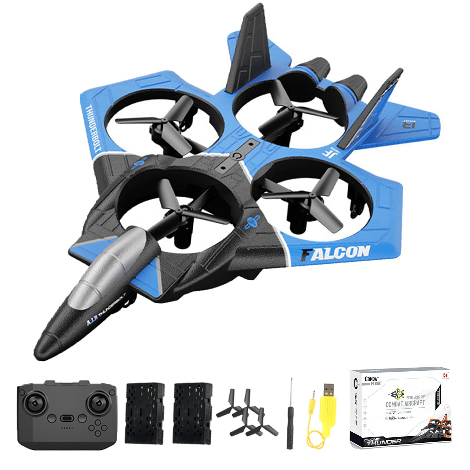 Amazon.com: Drones for Kids Foam RC Plane, One-Click Take Off/Landing ...