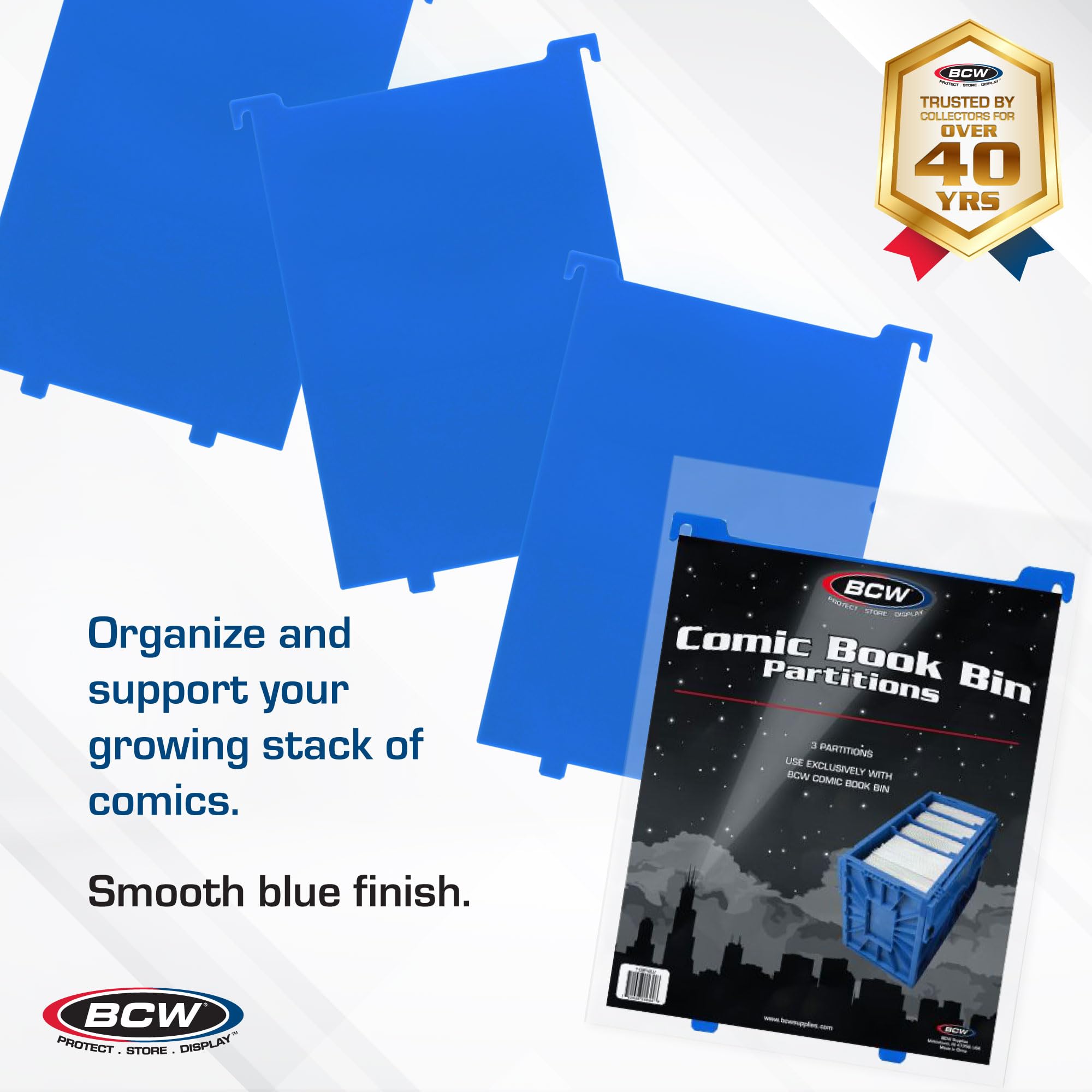 Snapklik.com : BCW Comic Bin Partitions Exclusive Organizer For Short ...