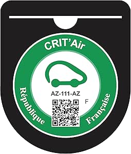HADEXIA Crit'Air Macaron Windscreen Sticker Holder | Self-Adhesive ...