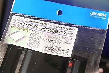 Amazon.co.jp: アイネックス(AINEX) 2.5インチSSD/HDD変換マウンタ HDM-34A : パソコン・周辺機器