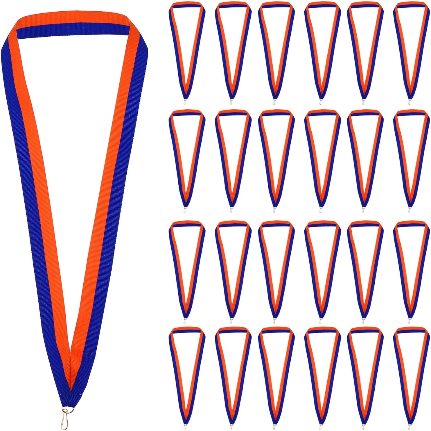 Amazon.com : PATIKIL Award Neck Ribbons with Snap Clips, 66 Pack ...