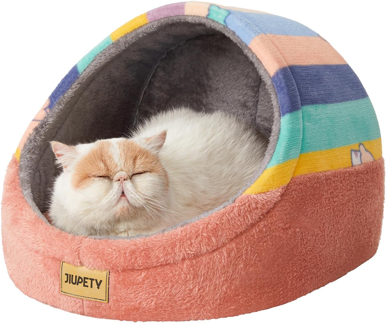 Amazon.com : Cozy Hideaway Pet Bed, Cat Houses for Indoor Cats - Large ...