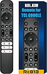 Amazon.com: Universal Remotes Compatible for TCL Google Smart TV Remote ...