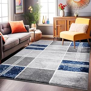 Fit Even Box Rug – Large Washable Non-slip Carpet for living Room ...