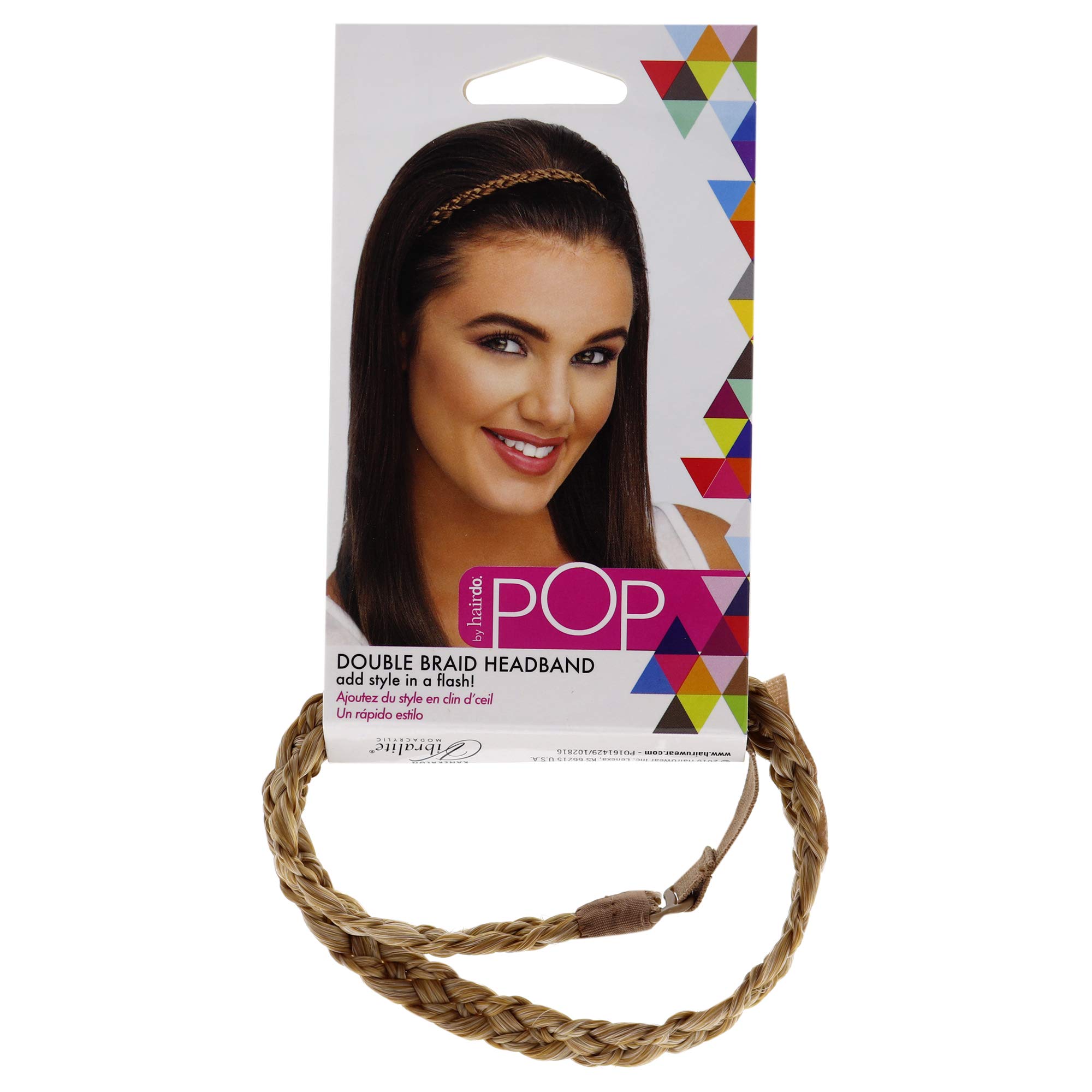 Amazon.com: Hairdo Pop Double Braid Headband, R14 88h Golden Wheat ...