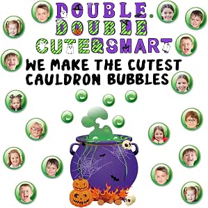 Amazon.com: TaoBary 111 Pcs Halloween Paper Cutouts Witch Cauldron Time ...
