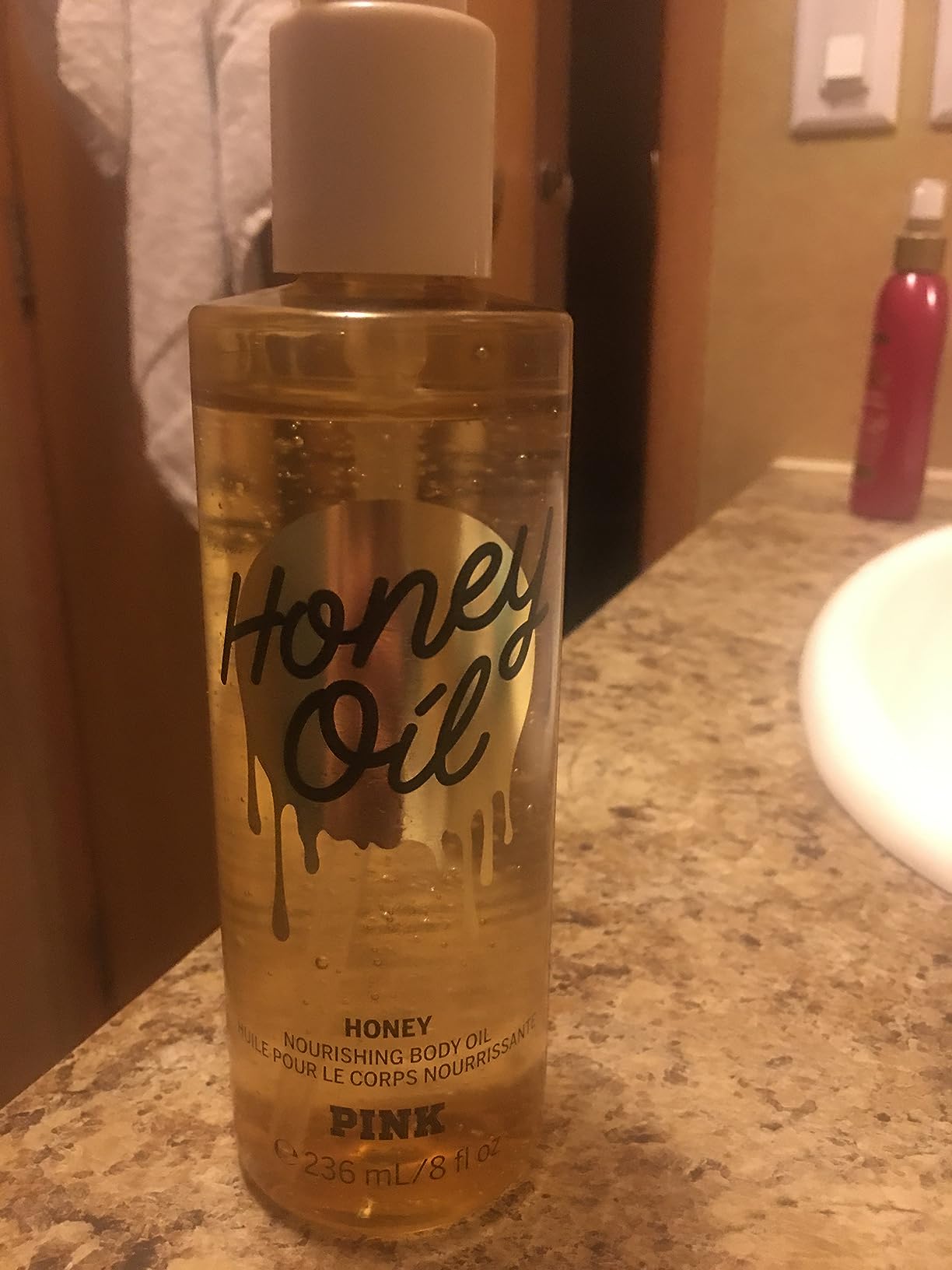 Amazon.com : Victoria's Secret Pink Honey Soothing Body Care Body Oil 8 ...
