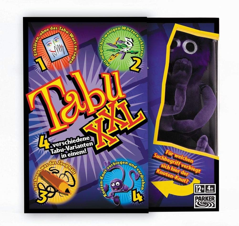 Hasbro Gaming Tabu XXL Brettspiel Party-Edition für 4+ Spieler