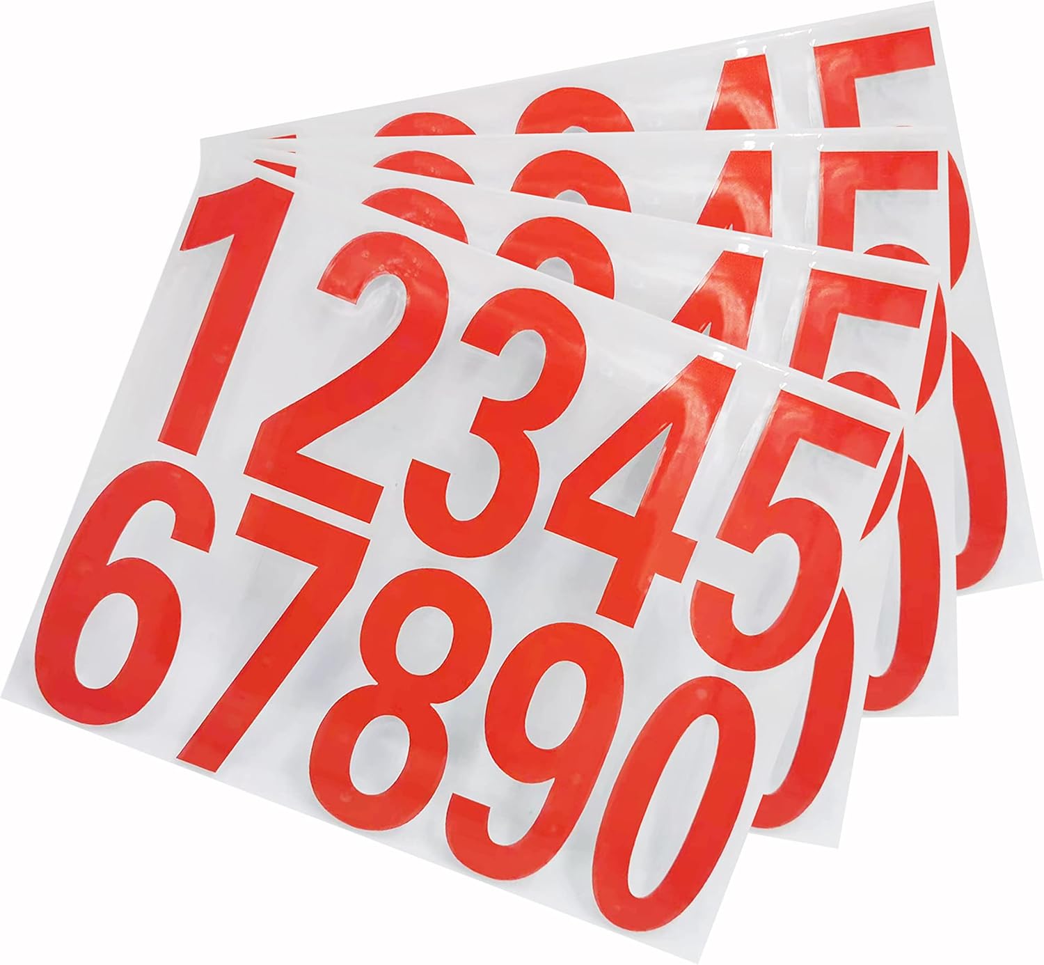 Amazon.com: Mailbox Numbers Reflective Stickers for Outside,4 Sets(0-9 ...