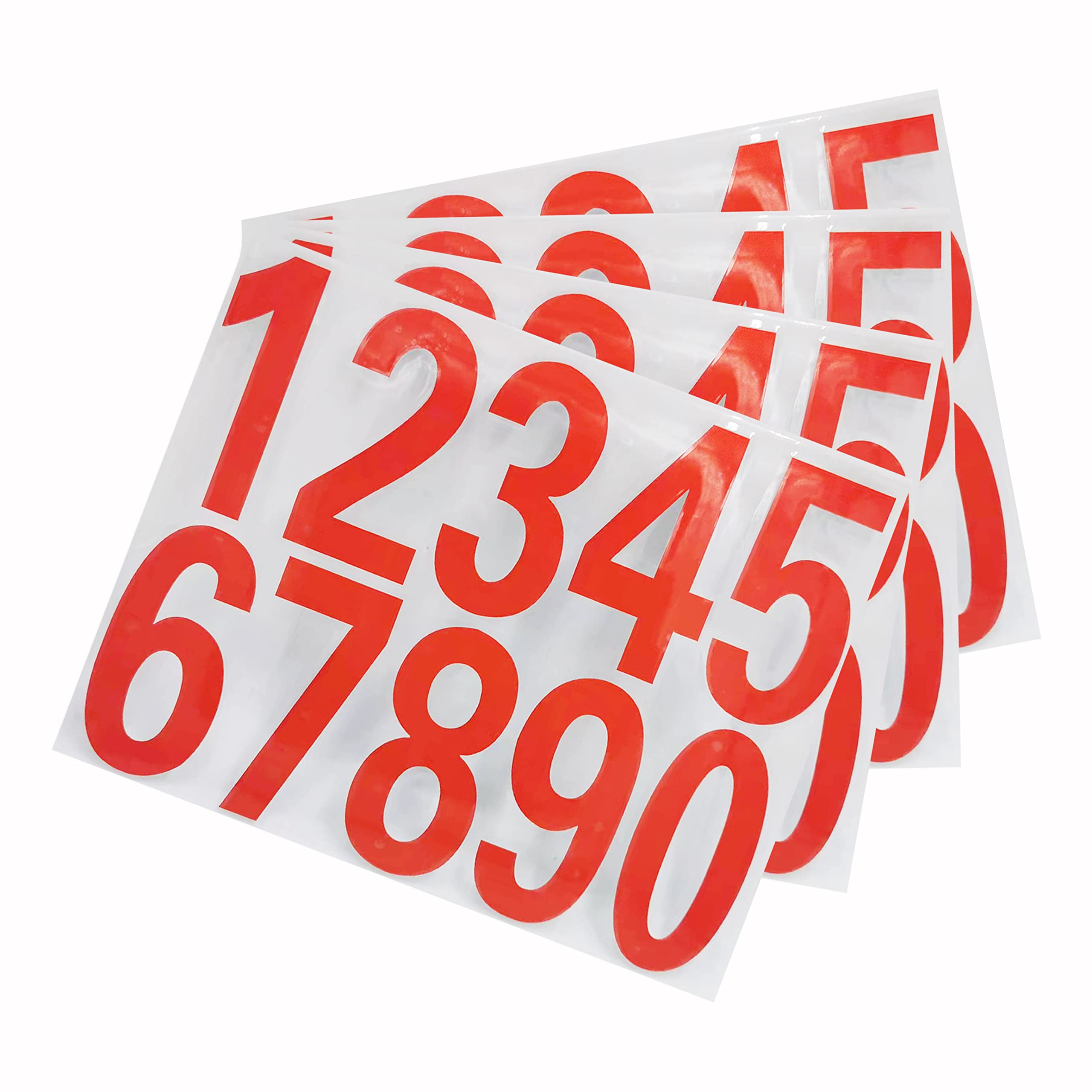 Aspcsmomt Mailbox Numbers Reflective Stickers for Outside,4 Sets(0-9 ...