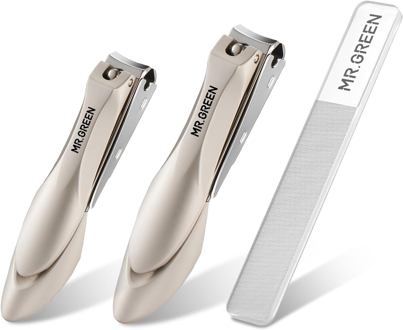 Amazon.com : MR.GREEN Nail Clippers Stainless Steel Anti Splash ...